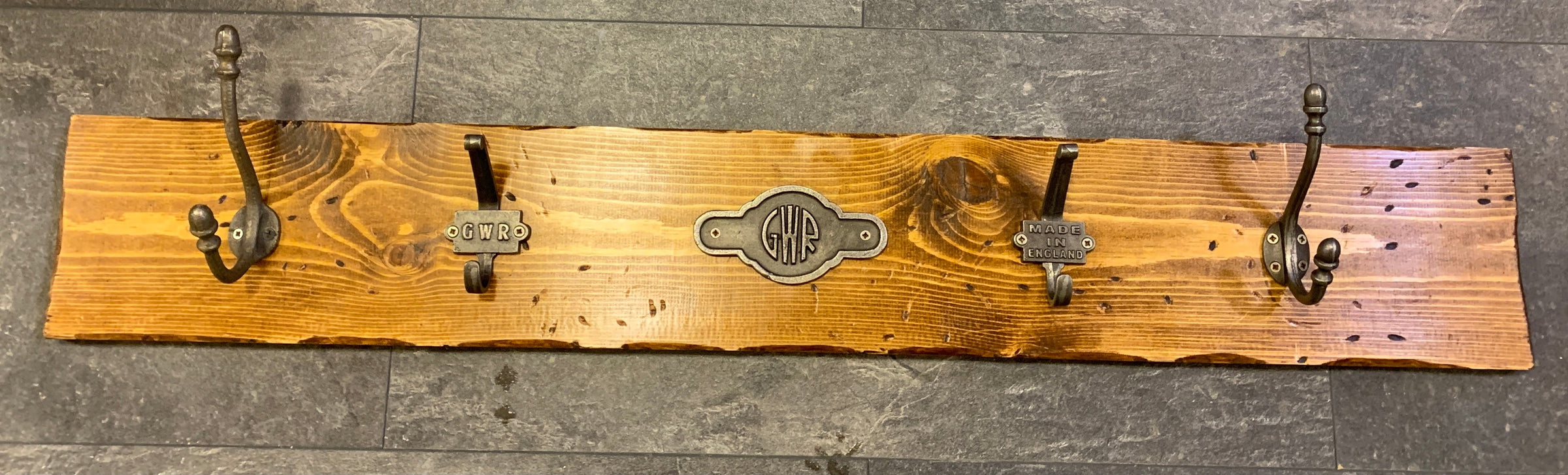 GWR Train Pine Coat Rack — Red Robin Gifts